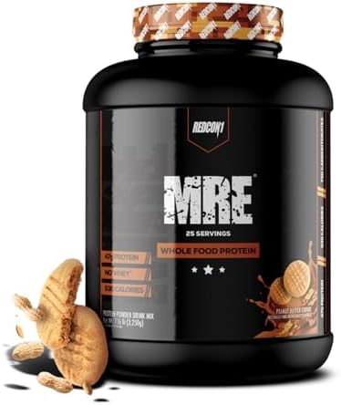 Amazon.com: REDCON1 MRE Protein Powder, Peanut Butter Cookie - Meal ...