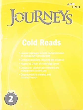 Amazon.com: Cold Reads Grade 2 (Journeys): 9780547893891: Hmh: Books