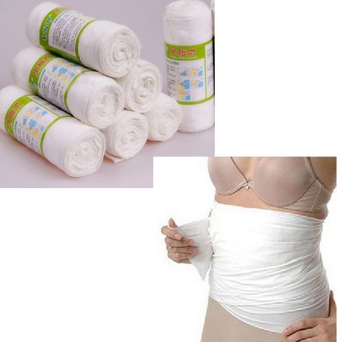 Amazon.com : M Size Double Layer Postpartum Belly Band Abdomen Recovery ...