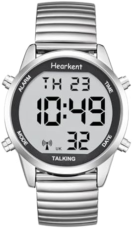 Hearkent Atomic Digital Talking Watch British English Speaking Pleasant ...