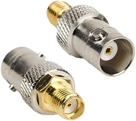 Amazon.com: DHT Electronics 2pcs RF coaxial Coax Adapter SMA Male to BNC Female goldplated ...
