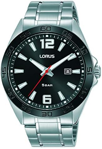 Lorus Sport Men's Watch with Titanium Carbide Coating and Metal Strap ...