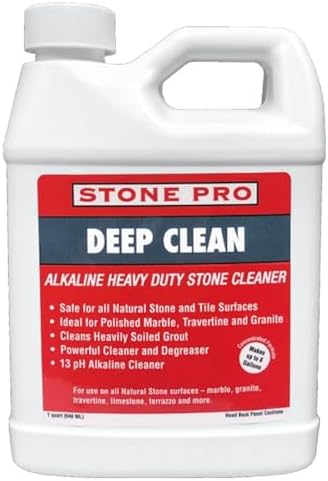 Amazon.com: Stone Pro Deep Clean - Cleaner & Degreaser for Tile & Stone ...