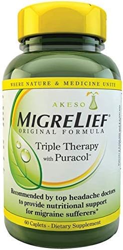 Amazon.com: Migrelief Original Formula, Triple Therapy with Puracol, 60 ...