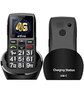 Amazon.com: artfone A400 Silver - Big Button Cell Phone for Seniors丨4G ...