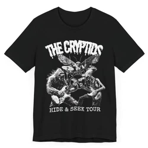 Amazon.com: The Cryptids Hide Seek Tour, Cryptid Shirt Bigfoot Mothman ...