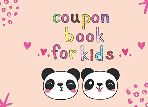 Coupon Book For Kids: Blank fillable coupon book For Kids - reward ...