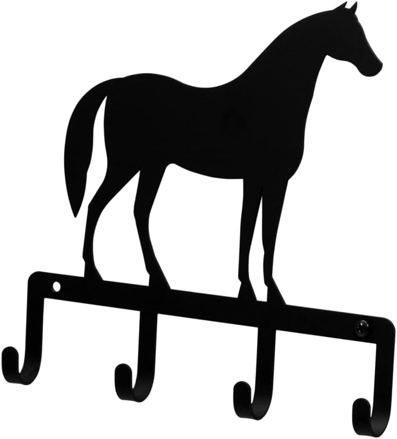 Amazon.com: Village Wrought Iron Horse Key Holder Key Hooks : Home ...