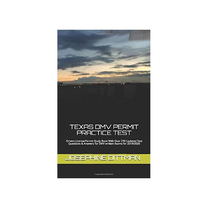 Buy TEXAS DMV PERMIT PRACTICE TEST: Drivers License/Permit Study Book ...