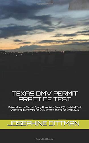Buy TEXAS DMV PERMIT PRACTICE TEST: Drivers License/Permit Study Book ...
