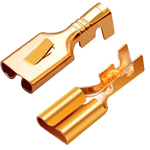 Snapklik.com : 200PCS 6.3mm Female Spade Connector Blade Connector ...