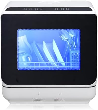 Table Top Dishwasher 5 Programs, Mini Dishwasher with 5L Water Tank ...