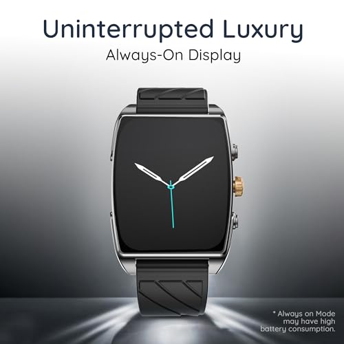 Pebble Mega 2.06 inch AMOLED Smartwatch for Men | Large Display ...