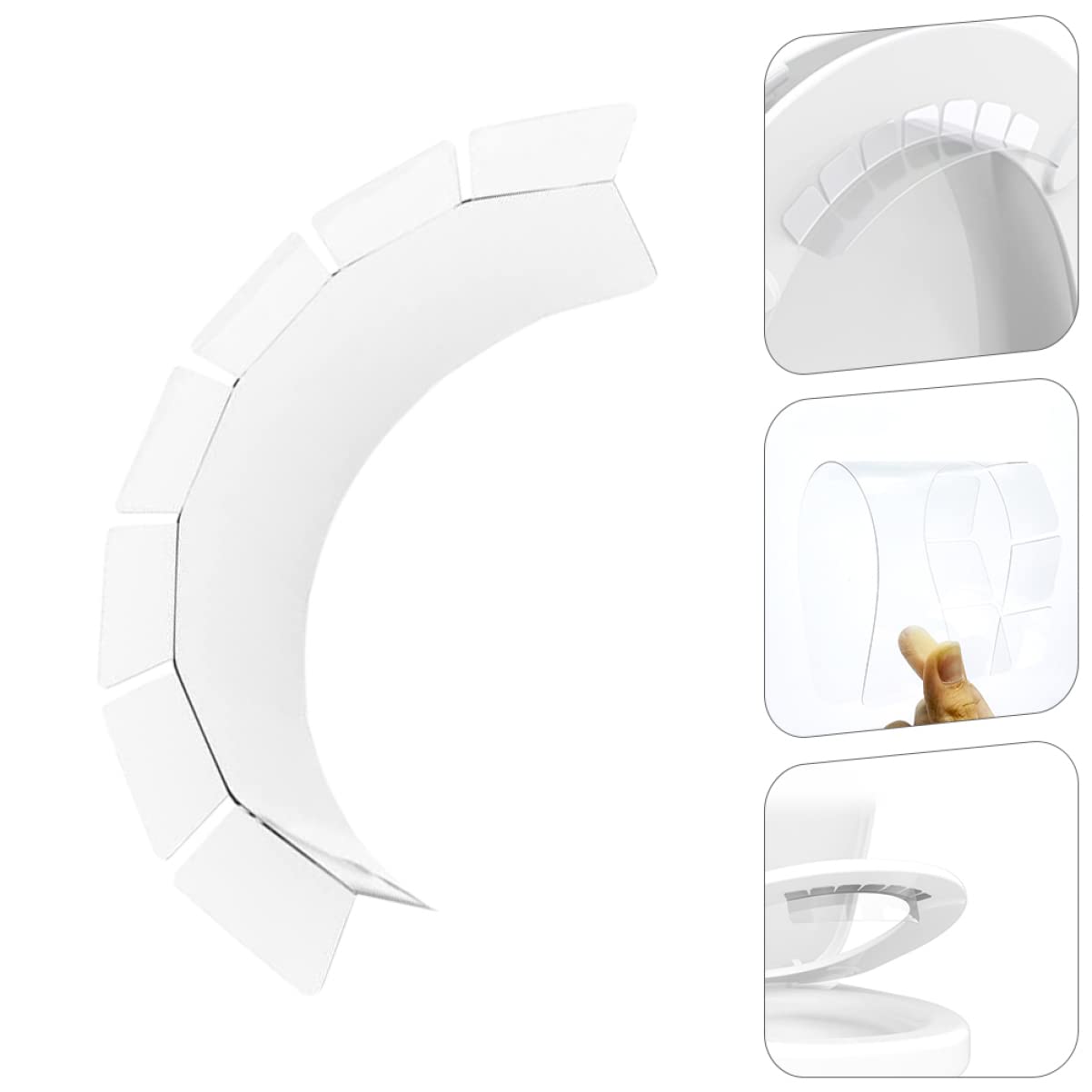 Snapklik.com : Toilet Seat Urine Deflector, 1Pc Toilet Bowl Pee Splash ...