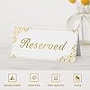 Amazon.com: 18 Pack Gold Reserved Table Signs for Wedding Party ...