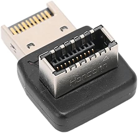 Amazon.com: Right Angle USB Type E Adapter, Front Panel Header Male to ...
