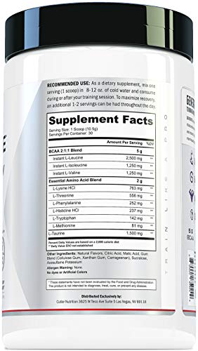 Cutler Nutrition Generate EAA and BCAA Powder: Best Branched Chain Amino Acids Supplement with ...