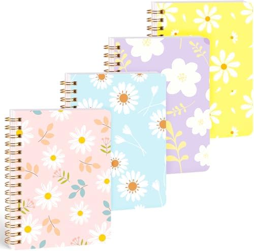 Amazon.com : AUEAR, Cute Cat Mini Notebook Cover Wire bound Memo Book 3 ...