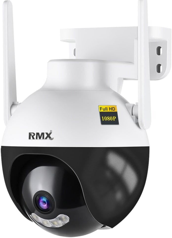 Buy RMX® Smart WiFi pan tilt Camera PTZ Outdoor Waterproof 3MP 1080P ...