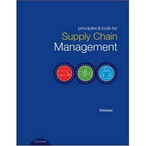 Principles and Tools for Supply Chain Management: Scott Taggart Webster ...