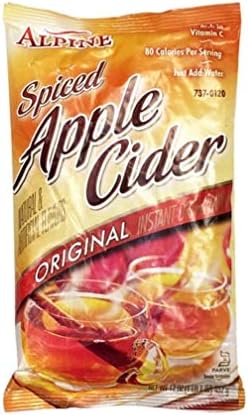 Amazon.com : Alpine Original Spiced Apple Cider Instant Drink Mix, Rich ...