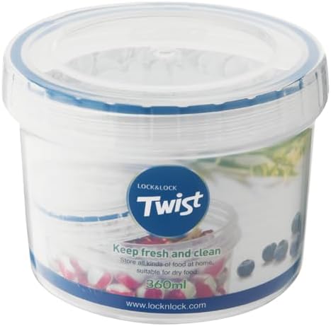 Amazon.com: LocknLock Easy Essentials Twist Food Storage lids/Airtight ...