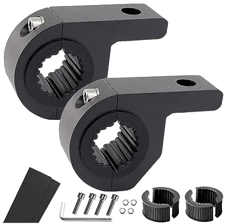 GadiBike Shocker Fog Clamp Light Brackets for Inerceptor & Himalayan ...