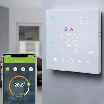 Melfi™ Wifi Room AC Smart Thermostat for 0-10VDC Modulating Chiller ...