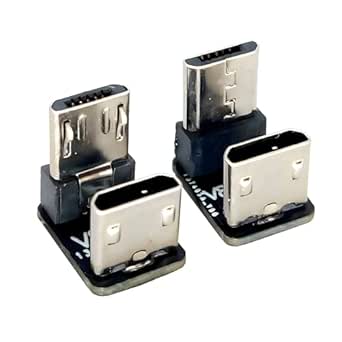 Amazon.com: STUPDOLERI Cellphone/Tablet USB Micro Male to Female Sync ...