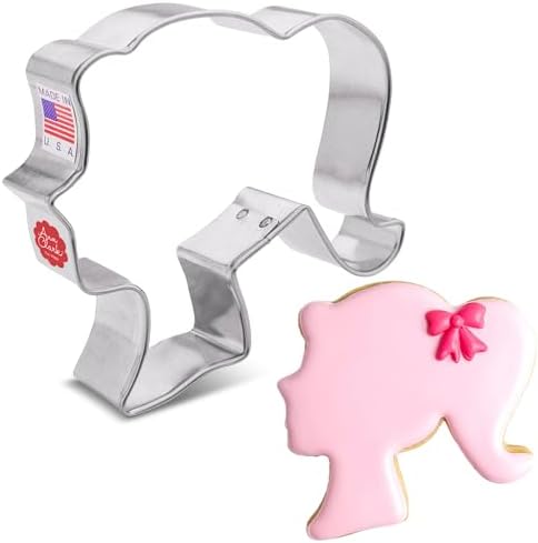 Amazon.com: CookieCutterCom Doll Head Cookie Cutter 4 Inch - Hand Made ...