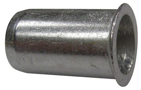 Amazon.com: Rivet Nut, Flush, Aluminum, Plain, PK100 : Industrial ...