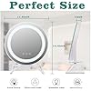 Amazon.com - Getanye LED Makeup Mirror with Light, Plug-in Dimmable ...