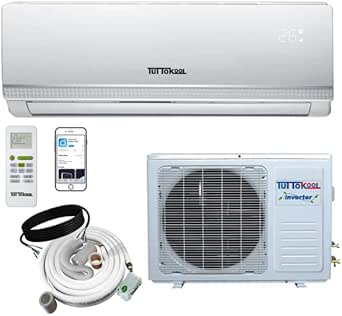 Amazon.com: TUTTOKOOL 12000 BTU Wifi Enabled 20 SEER2 Cools Up to 550 ...