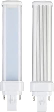 2pcs E-Simpo 5W G23 LED Bulb 2-Pin LED PL Retrofit Lamp CFL 9W 13w ...