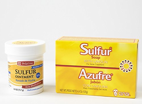 Amazon.com : Sulfur Ointment Cream 2.6oz [1] | Sulfur Soap with Lanolin ...