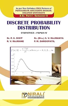 Amazon.in: Buy DISCRETE PROBABILITY DISTRIBUTION Book Online at Low ...