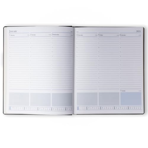 Mahavir Premium Diary 2024 | Short A4 Size (26cm x 20.5cm) | Three-Days ...