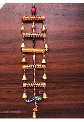 Made in India| Handicraft Wall Hanging Toran| Bell Toran| : Amazon.in ...