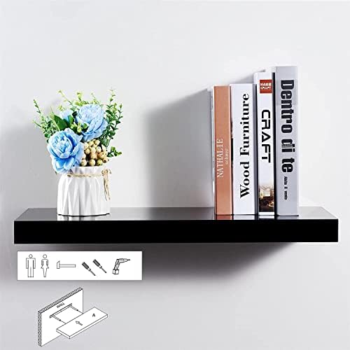 HOMION Floating Media Shelves Shelf For DVD SKY BOX TV AV Xbox Wall ...