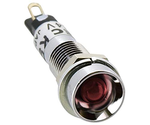 Amazon | IDEC UPシリーズLED式小形表示灯Φ7(丸平形抵抗内蔵) UP7-1277R | 表示灯 | 産業・研究開発用品 通販