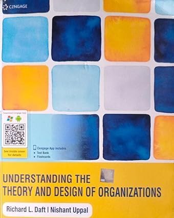 Buy Understanding The Theory And Design Of Organizations By Richard L ...