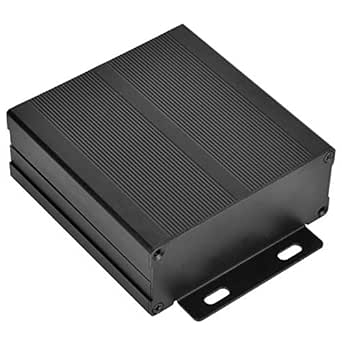 OROOBA® Power Supply Aluminum Box, Sandblasting Oxidation Black Split Type Controller Aluminum ...