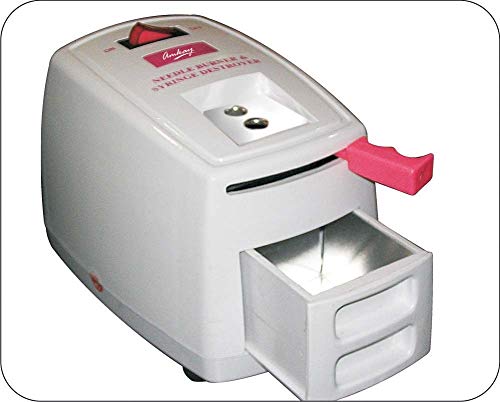 Amkay Needle Syringe Destroyer Electric, Needle Destroyer Machine for ...