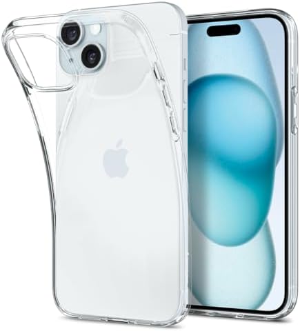 Spigen Liquid Crystal Back Cover Case Compatible with iPhone 15 (TPU ...