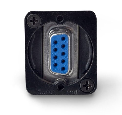 Switchcraftehdb9ffb Db9 Female To Female Panel Mount Black Finish ...