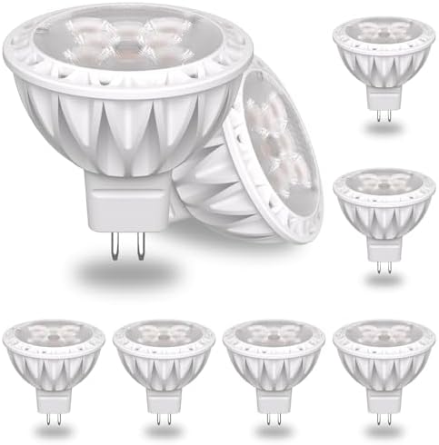 GU5.3 LED Warmweiß Leuchtmittel 2700K MR16 LED Spot Light Glühbirnen 6 Stück,Nicht Dimmbar 5W ...