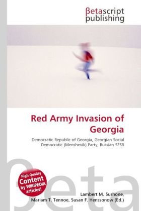 Red Army Invasion of Georgia: unknown author: 9786130962951: Amazon.com ...