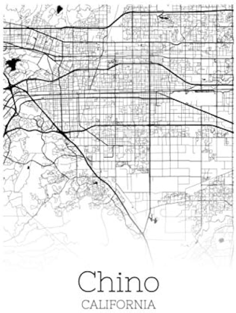 Chino California Map