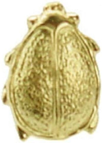 Amazon.com: 14k Gold Ladybug Nose Stud Piercing: Body Jewelry: Clothing ...