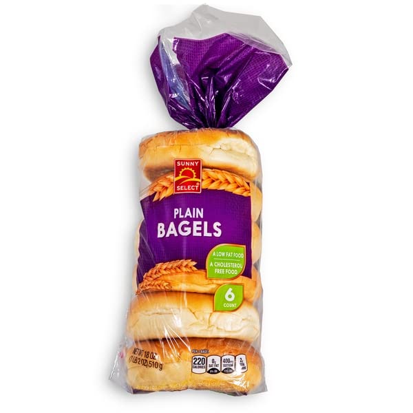 Amazon.com: Sunny Select, Bagels, Plain : Grocery & Gourmet Food